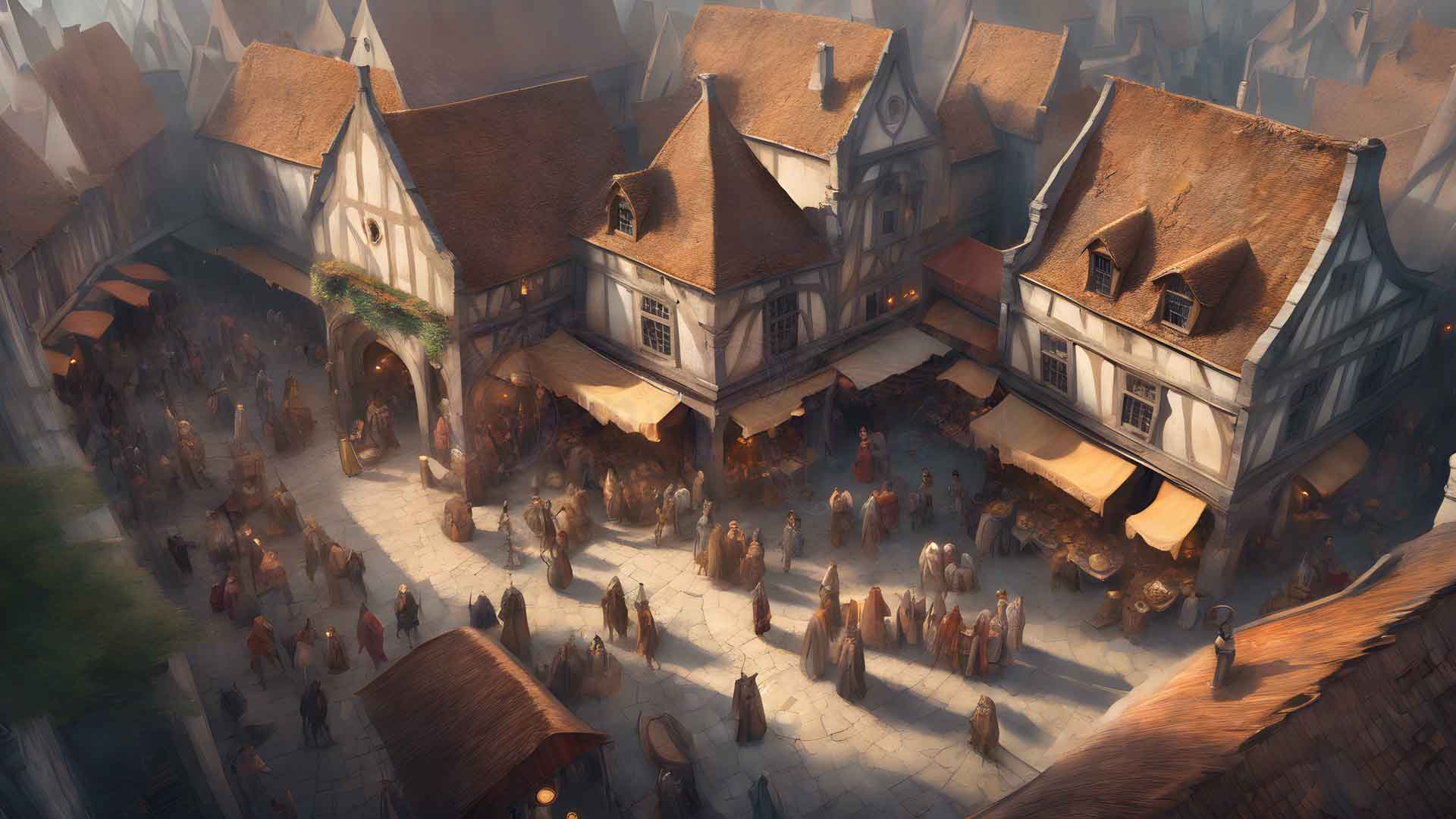 Medieval and Middle Ages History Timelines - Life in a medieval town